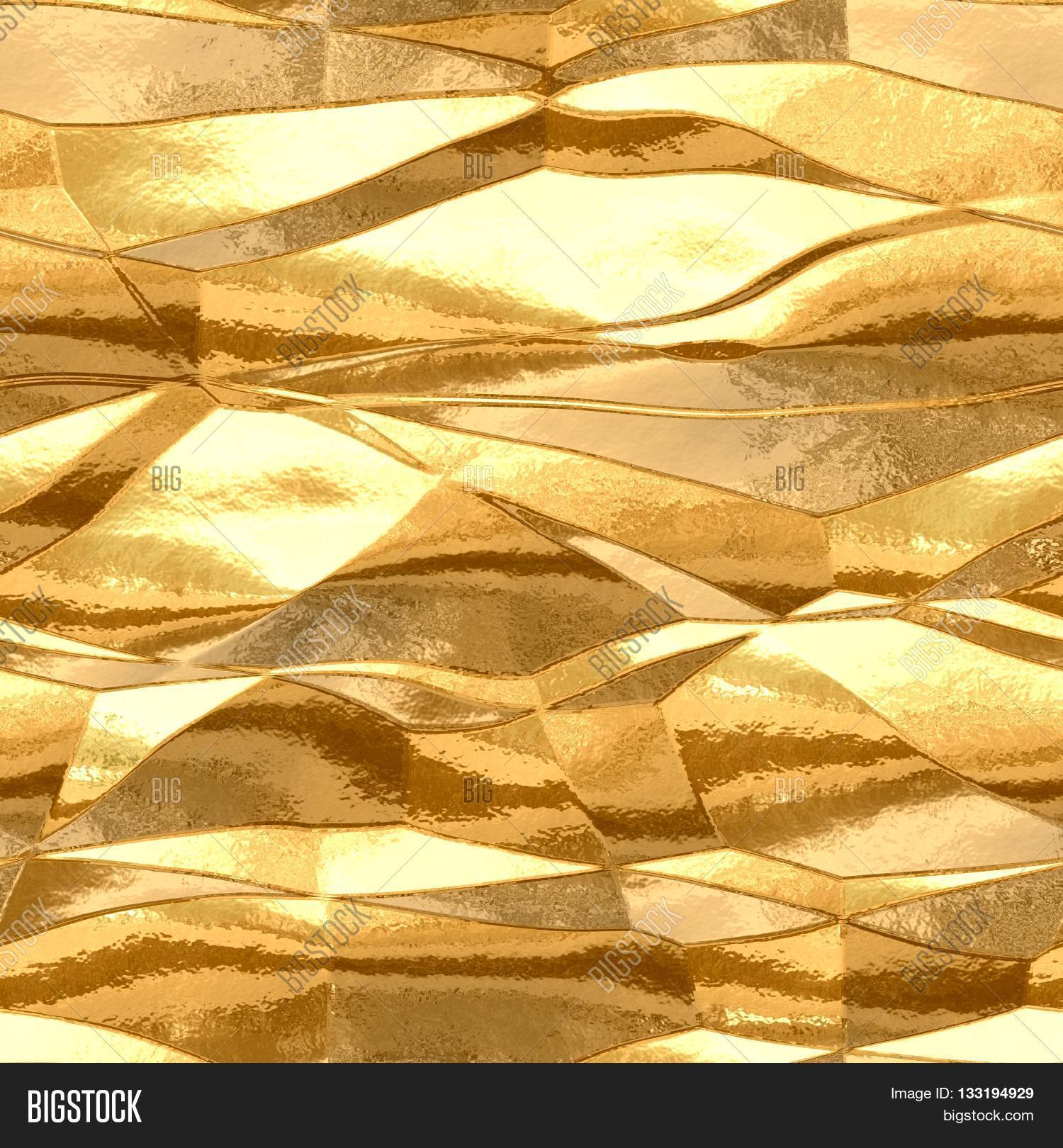 Gold Metal Plate Image Photo Free Trial Bigstock