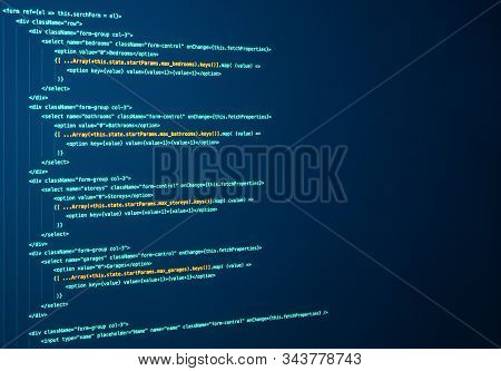 Javascript Lines Code Image Photo Free Trial Bigstock