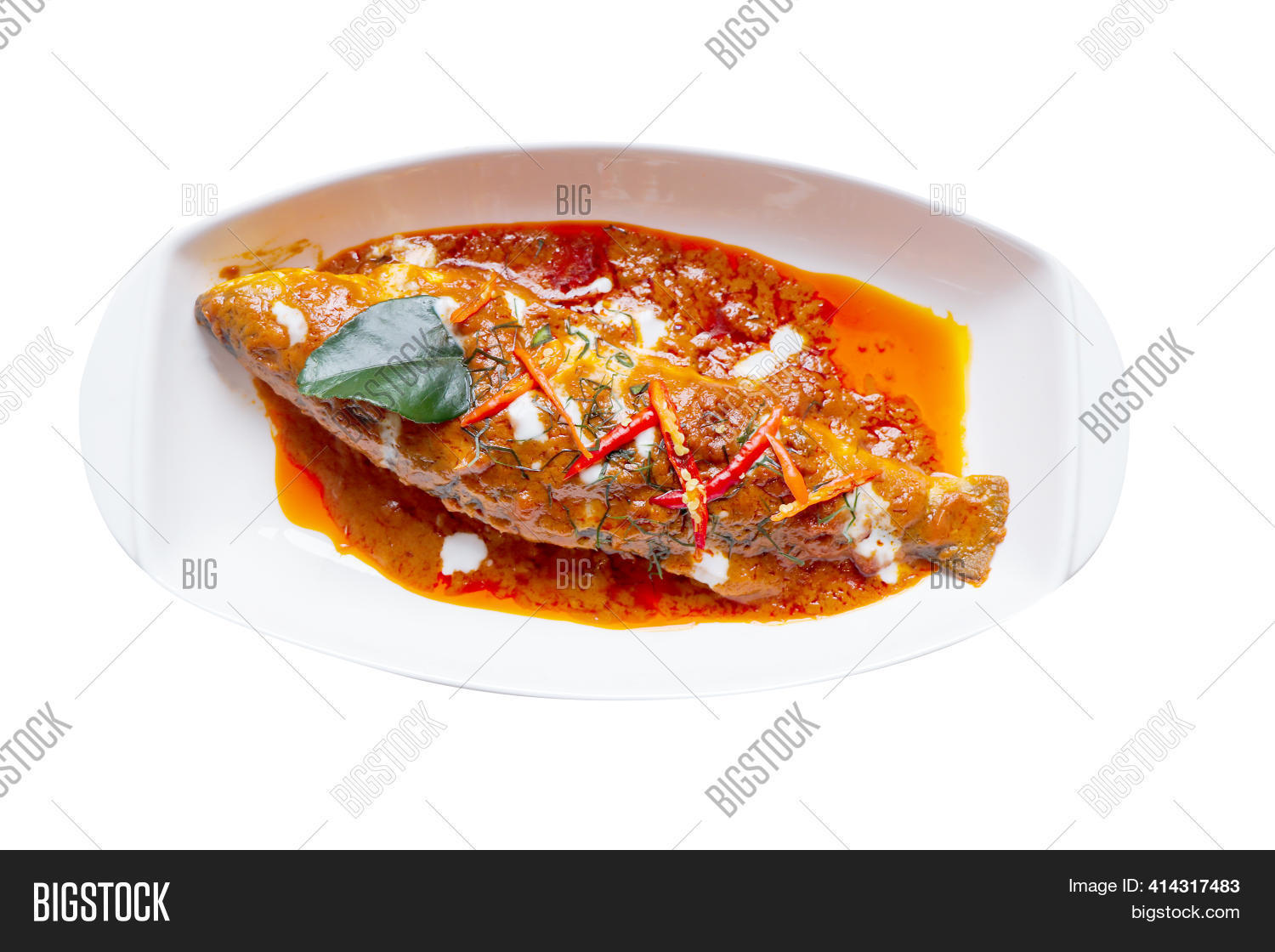 Close Chu Chee Pla Image Photo Free Trial Bigstock
