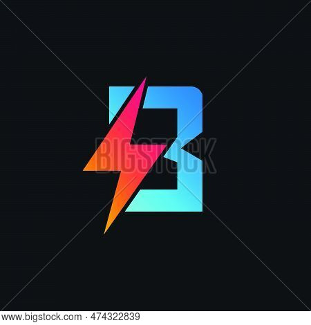 B Letter Logo Vector Photo Free Trial Bigstock