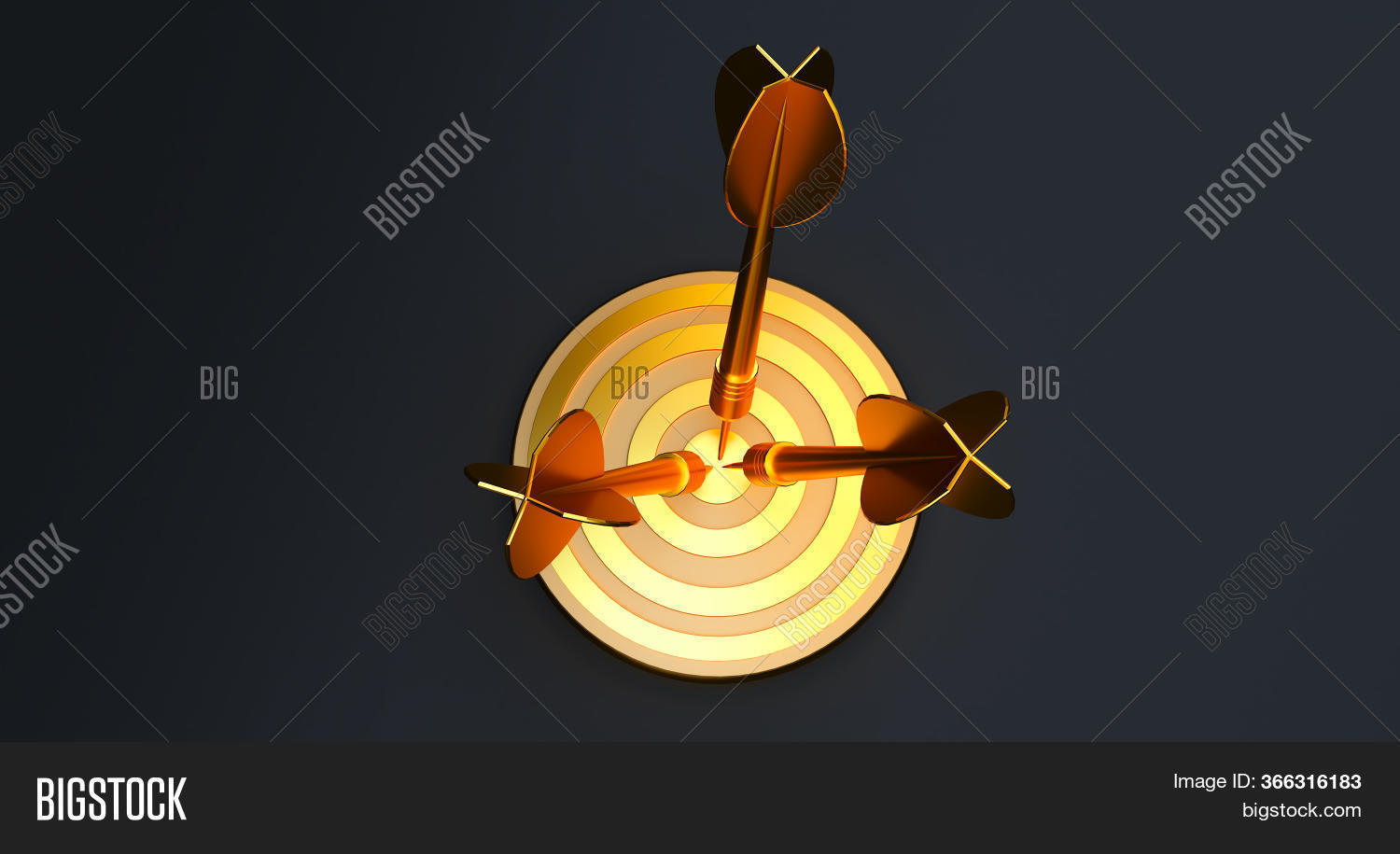 3d Rendering Target Image Photo Free Trial Bigstock