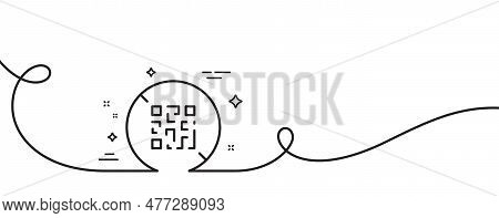 No Qr Code Line Icon Vector Photo Free Trial Bigstock