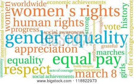 Gender Equality Word Vector Photo Free Trial Bigstock