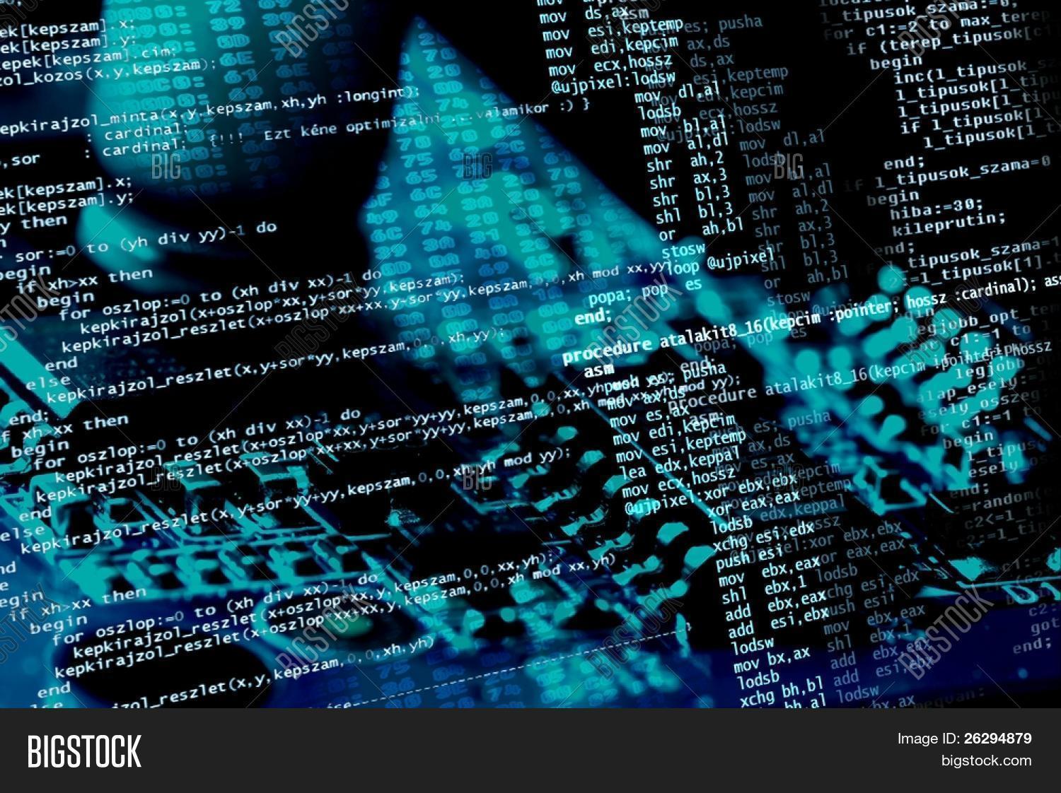 Computer Programing Source Code On Image And Photo Bigstock 