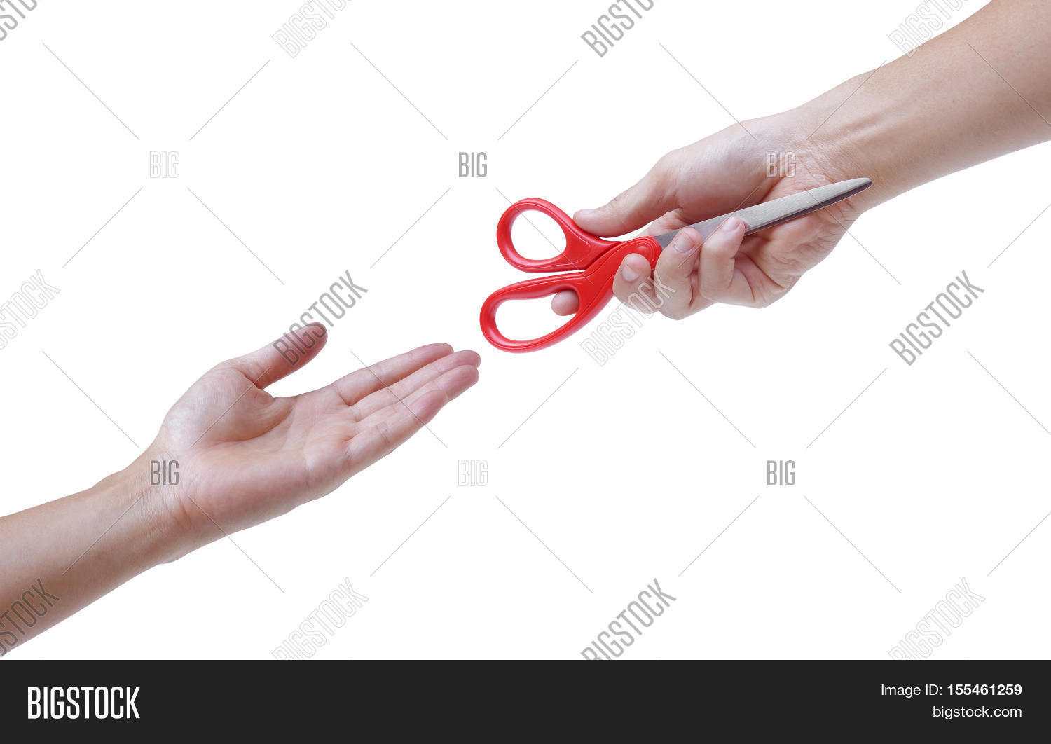 Hand Passing Pair Red Scissors Image Photo Bigstock hand-passing-pair-red-scissors-image-photo-bigstock
