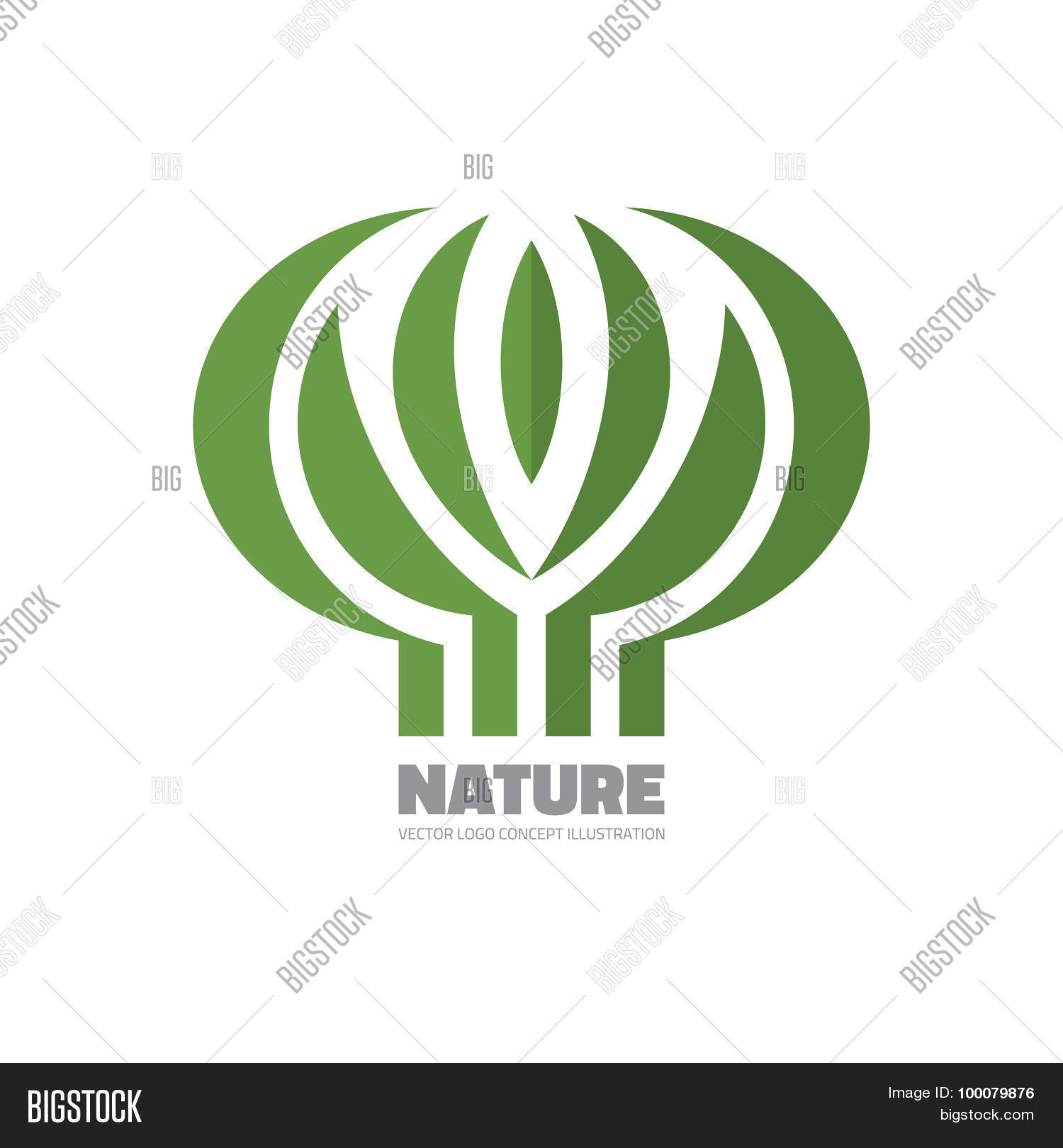 Nature - Vector Logo Vector & Photo (Free Trial) | Bigstock