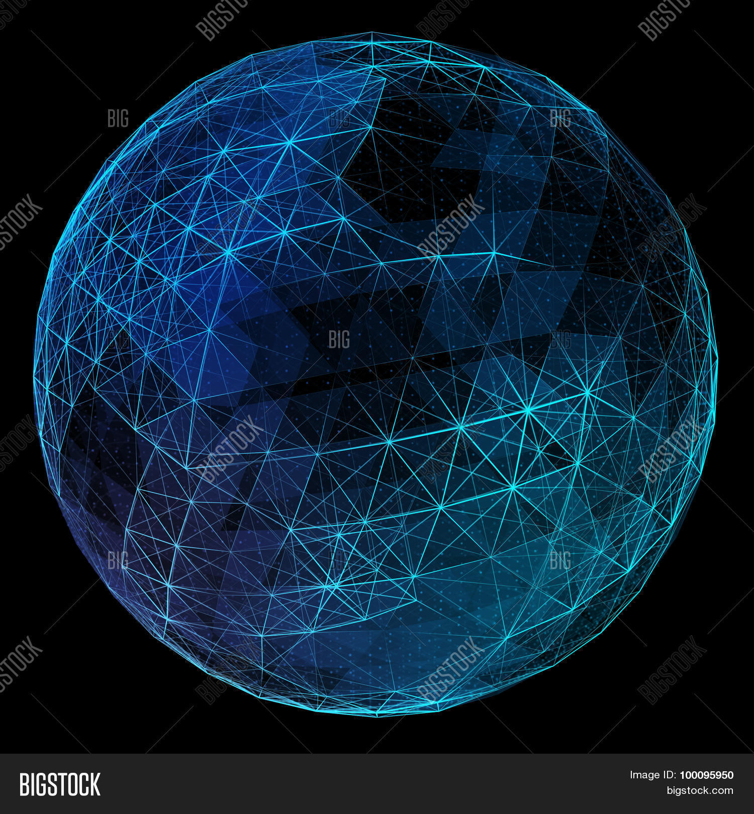 Abstract Blue Network Image & Photo (Free Trial) | Bigstock