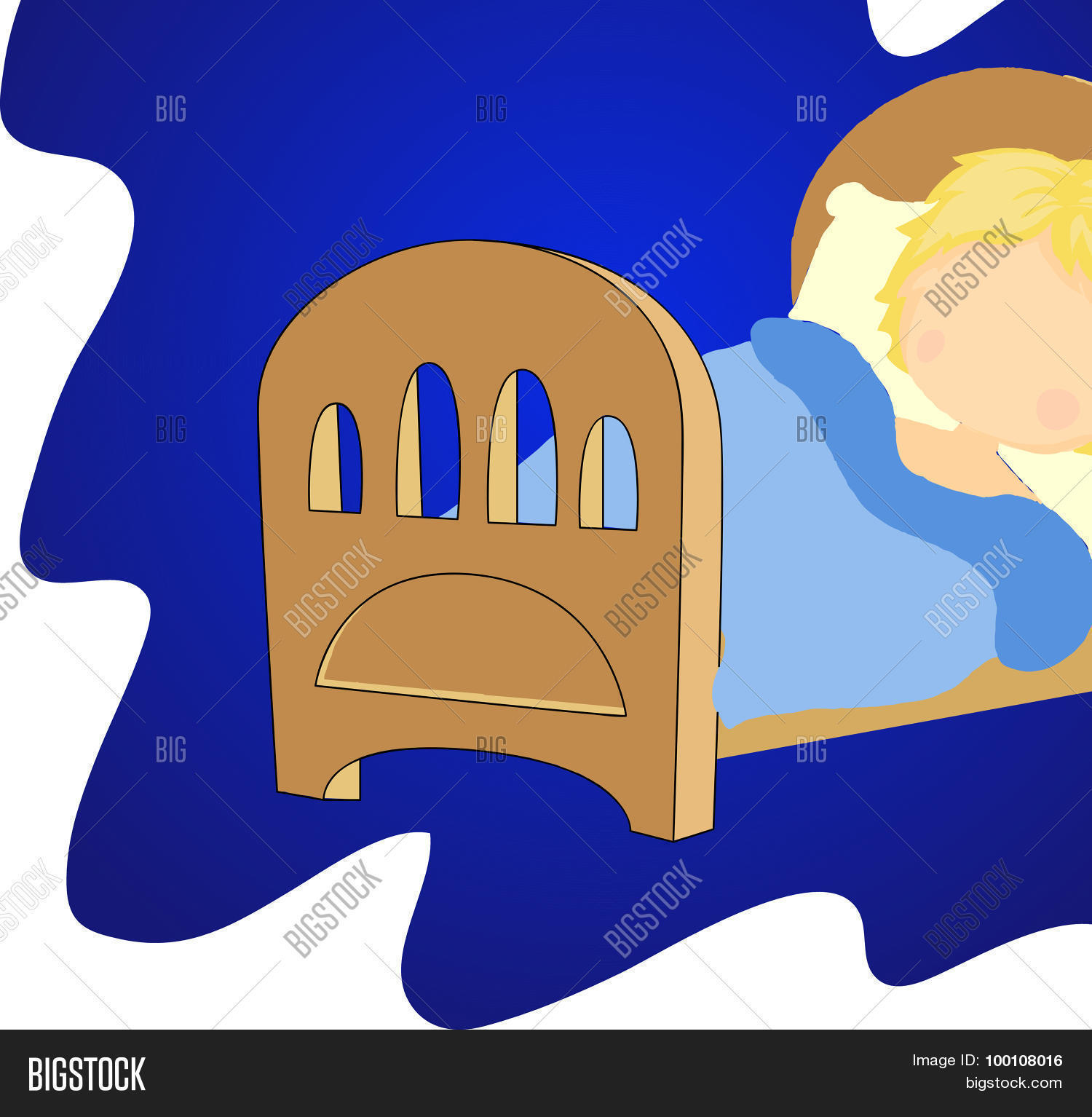 Sleeping Boy Coloring Pages