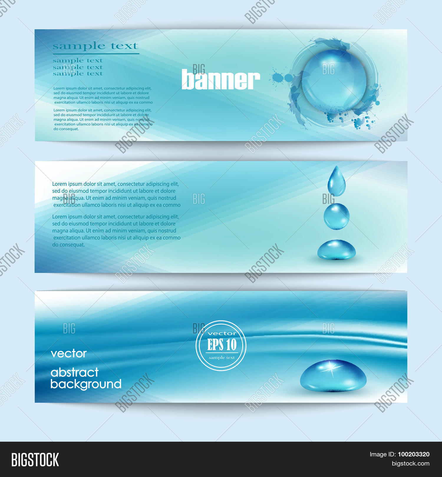 Template Blue Vector & Photo (Free Trial) | Bigstock