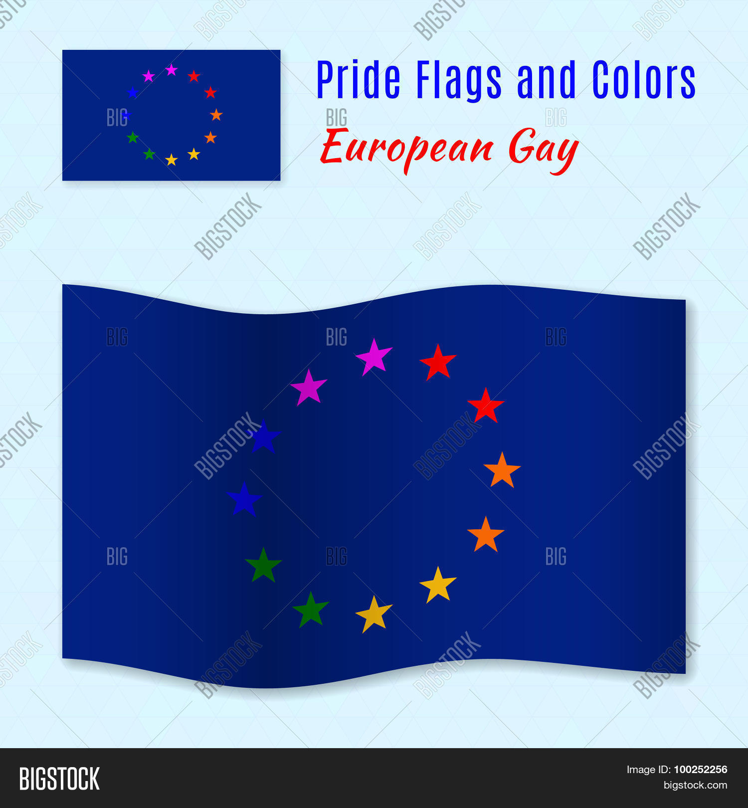 European Gay Pride Vector & Photo (Free Trial) | Bigstock