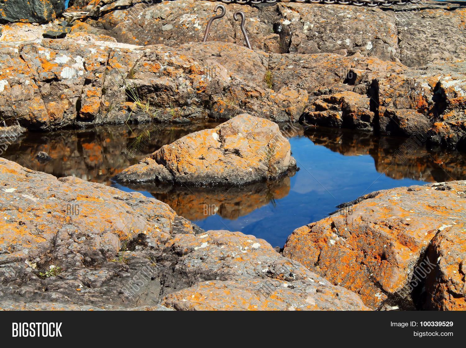Rock Formation Lake Image & Photo (Free Trial) | Bigstock