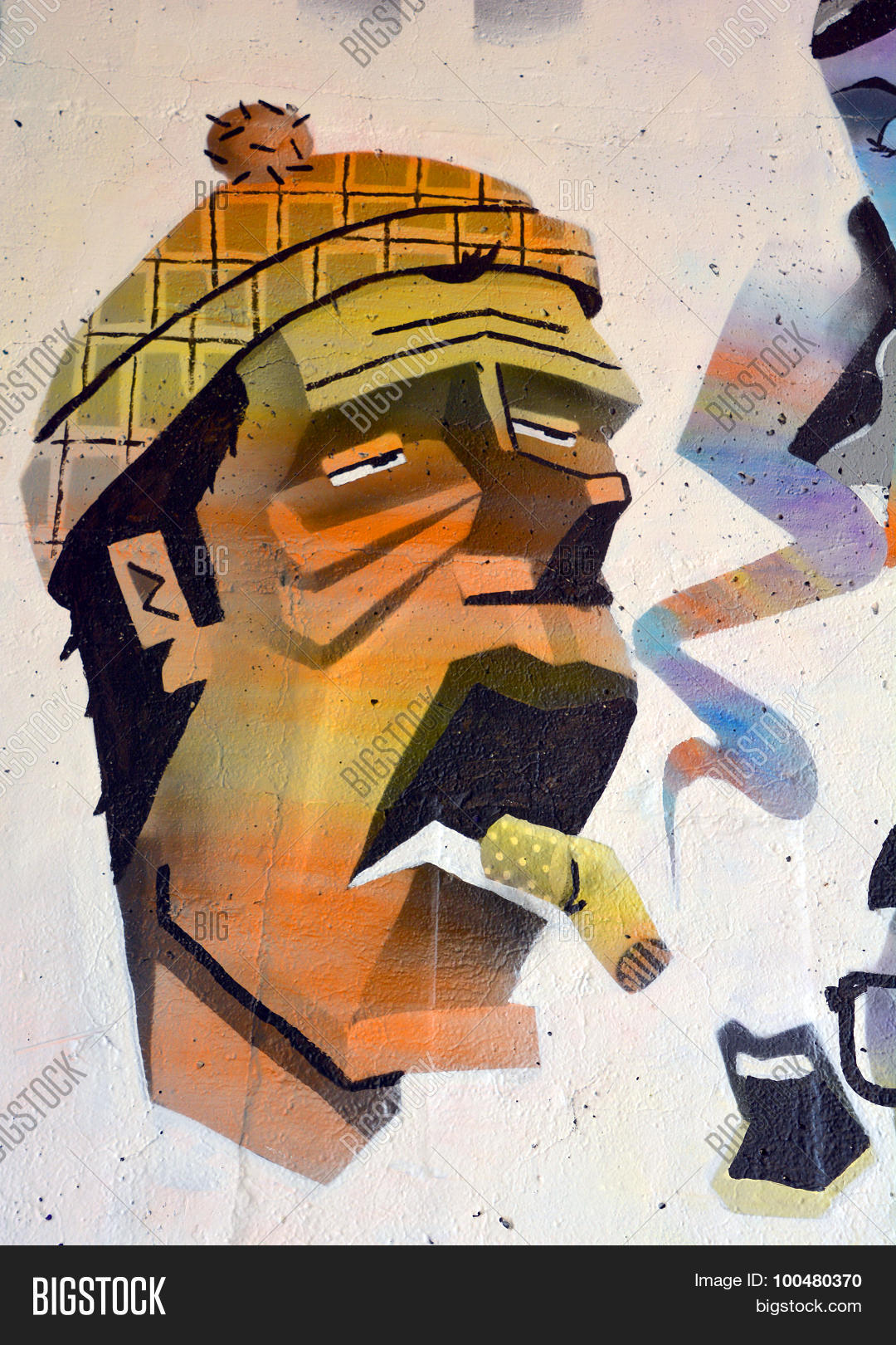 Street Art Weird Man Image & Photo (Free Trial) | Bigstock