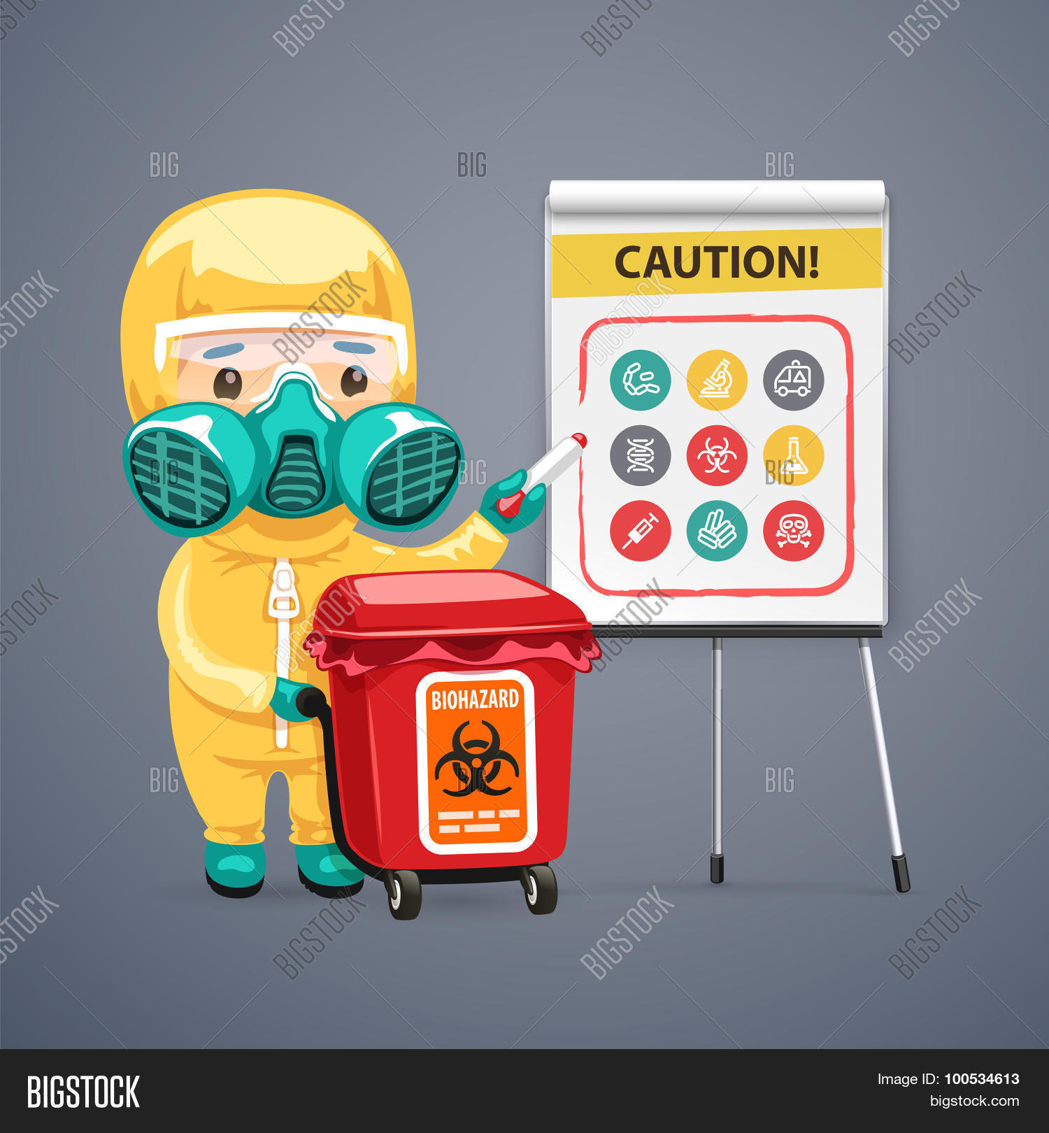 Caution Biohazard Vector & Photo (Free Trial) | Bigstock