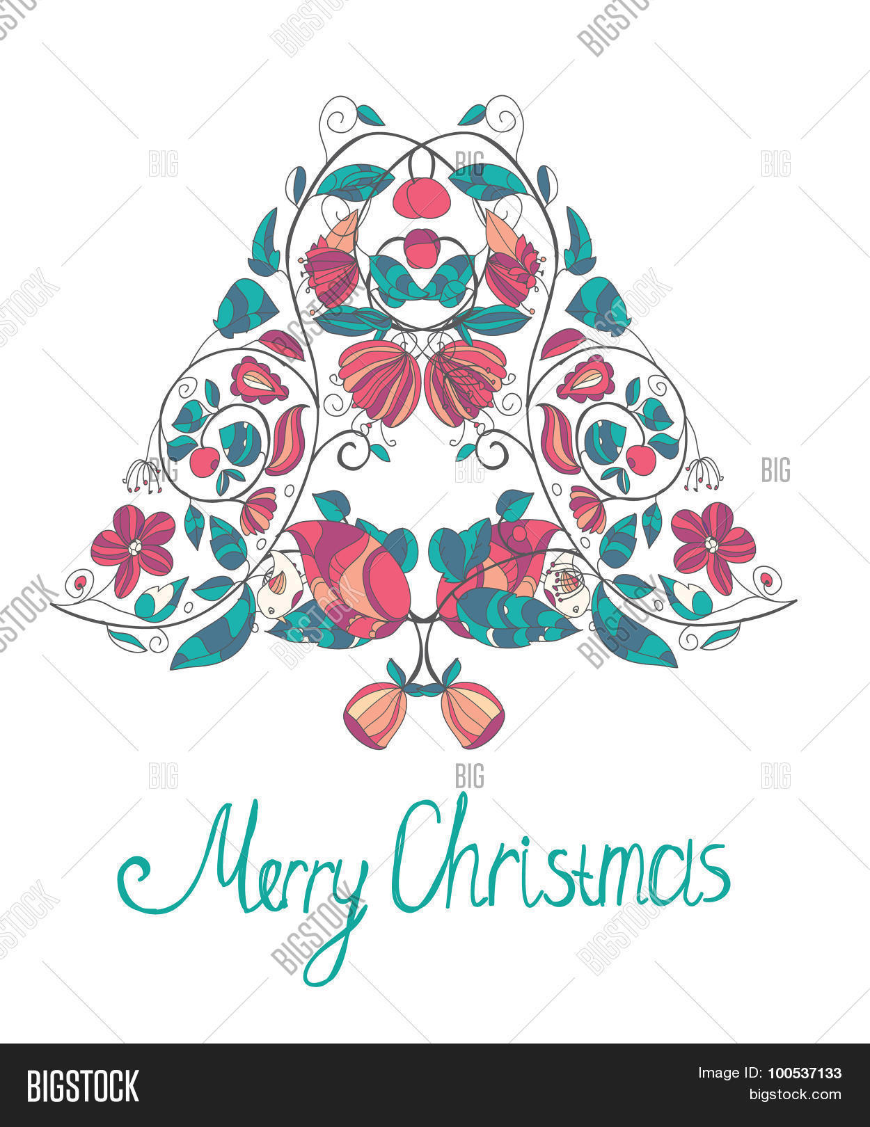 Beautiful Christmas Vector & Photo (Free Trial) | Bigstock