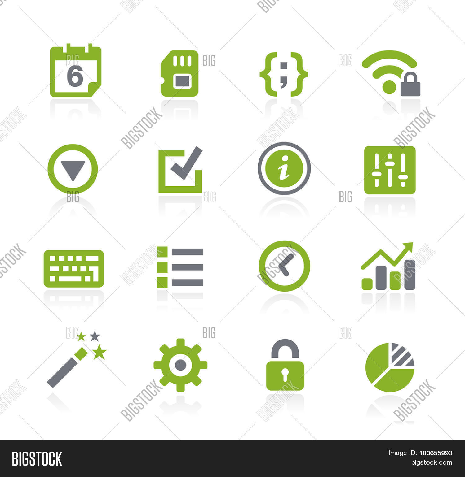 System Settings Icons Vector & Photo (Free Trial) | Bigstock