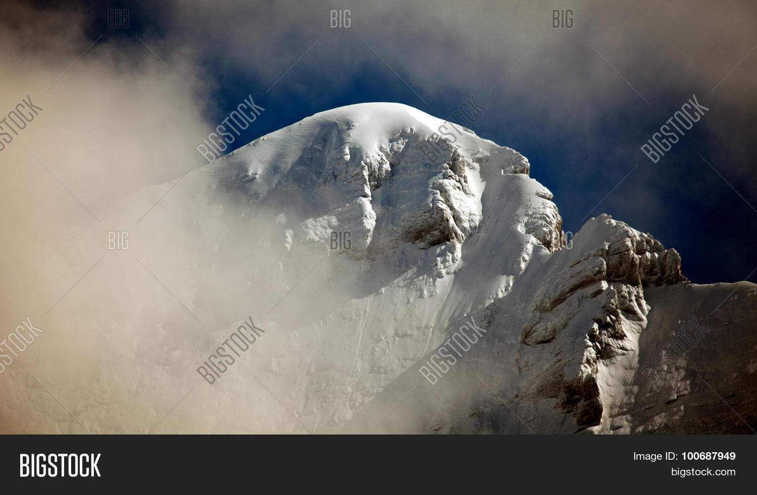 Clouds Ice Snow Caps Image & Photo (Free Trial) | Bigstock