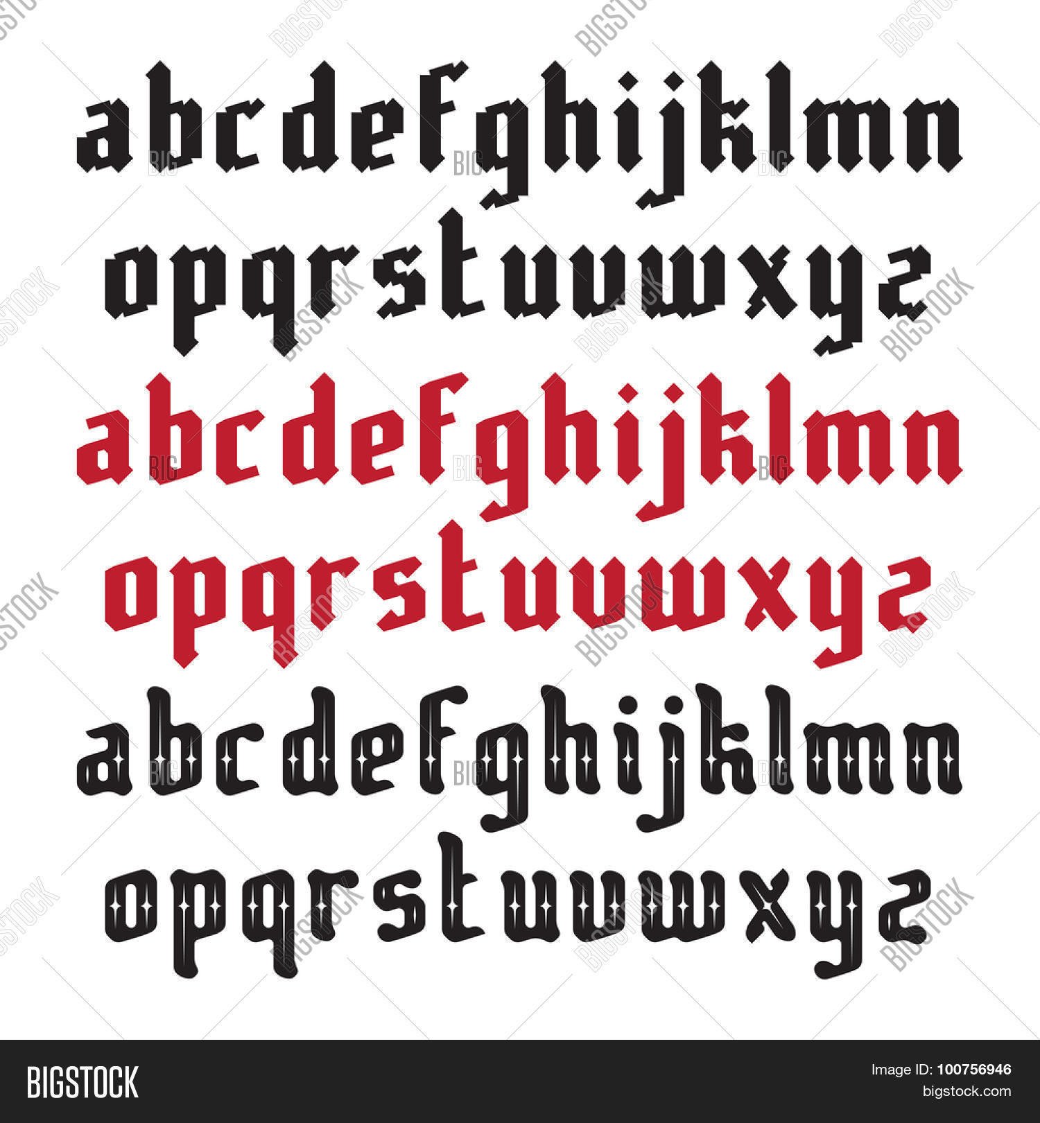 Three Modern Gothic Vector & Photo (Free Trial) | Bigstock