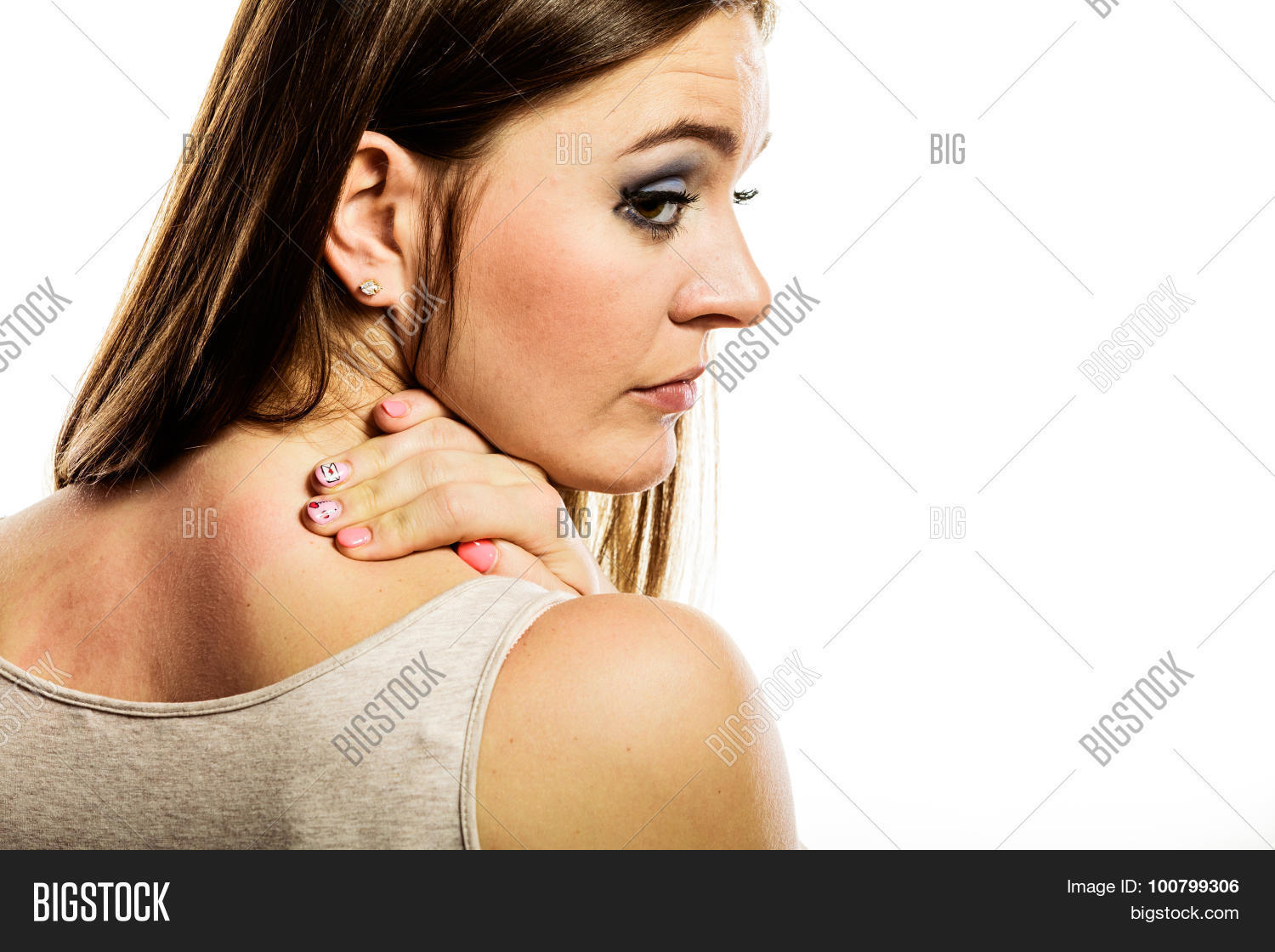 Woman Scratching Her Image & Photo (Free Trial) | Bigstock