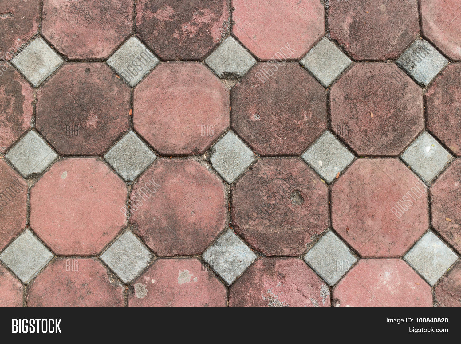 Paving Octagon Brick Image & Photo (Free Trial) | Bigstock