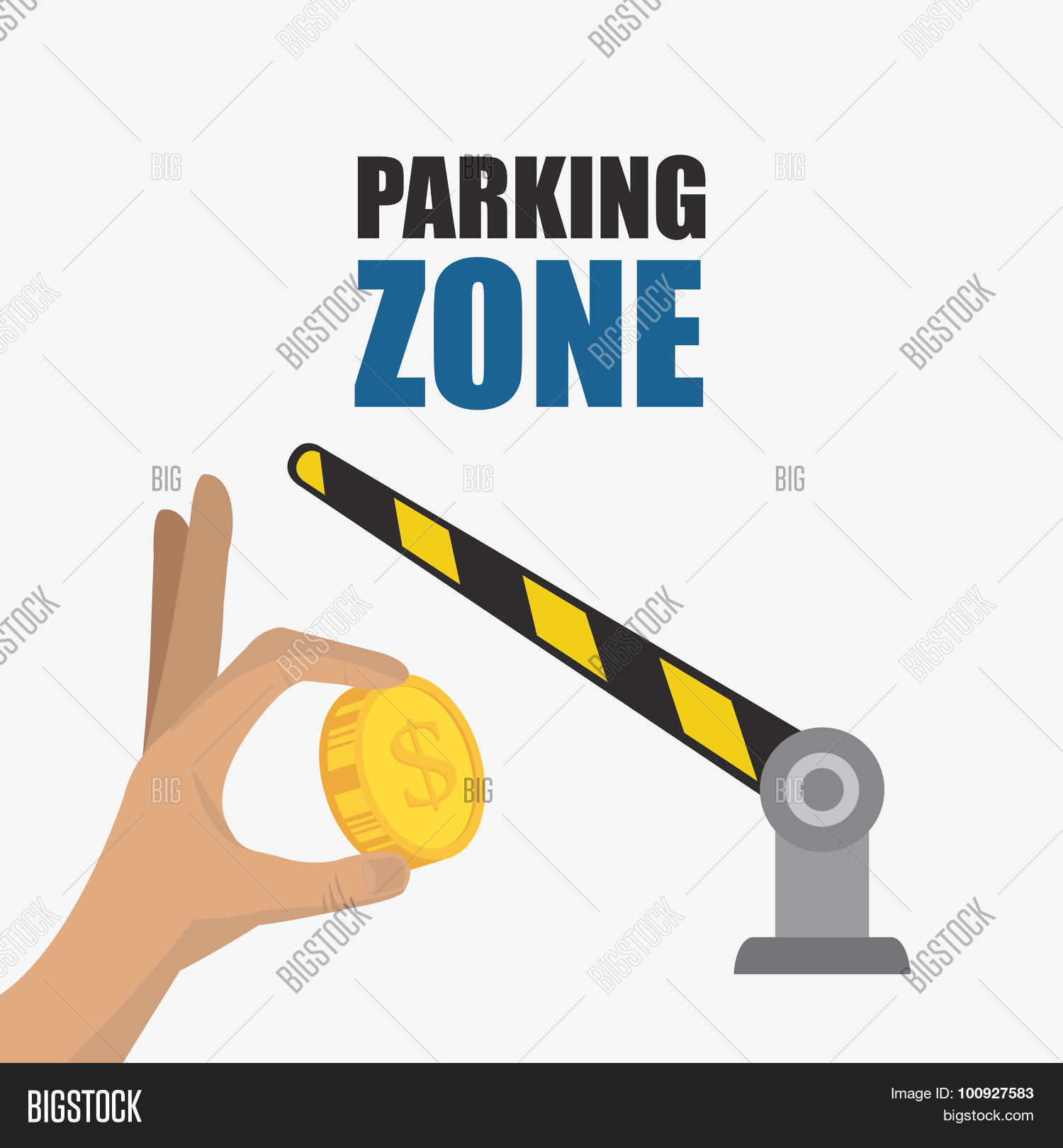 Parking Zone Graphic Vector & Photo (Free Trial) | Bigstock