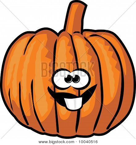 Pumpkin Cartoon Vector & Photo (Free Trial) | Bigstock
