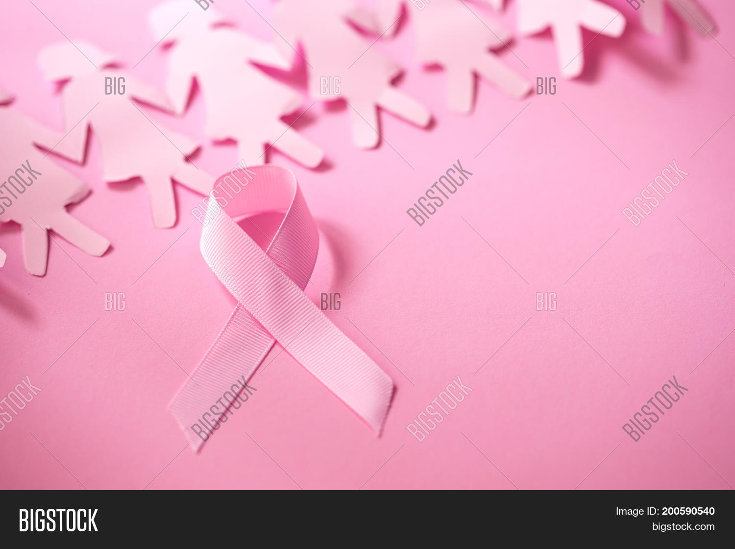 Sweet Pink Ribbon Image & Photo (Free Trial) | Bigstock
