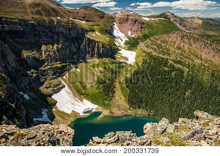 View One Glacial Lakes Image & Photo (Free Trial) | Bigstock