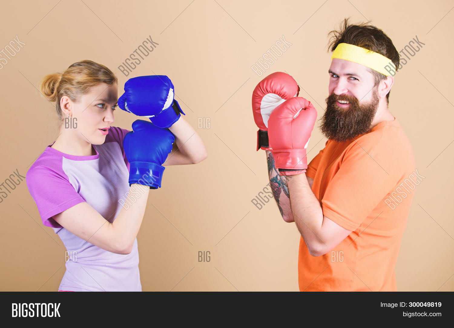 Man Woman Boxing Image & Photo (Free Trial) | Bigstock