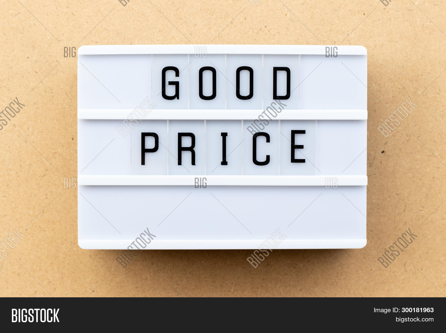 Light Box Word Good Image & Photo (Free Trial) | Bigstock