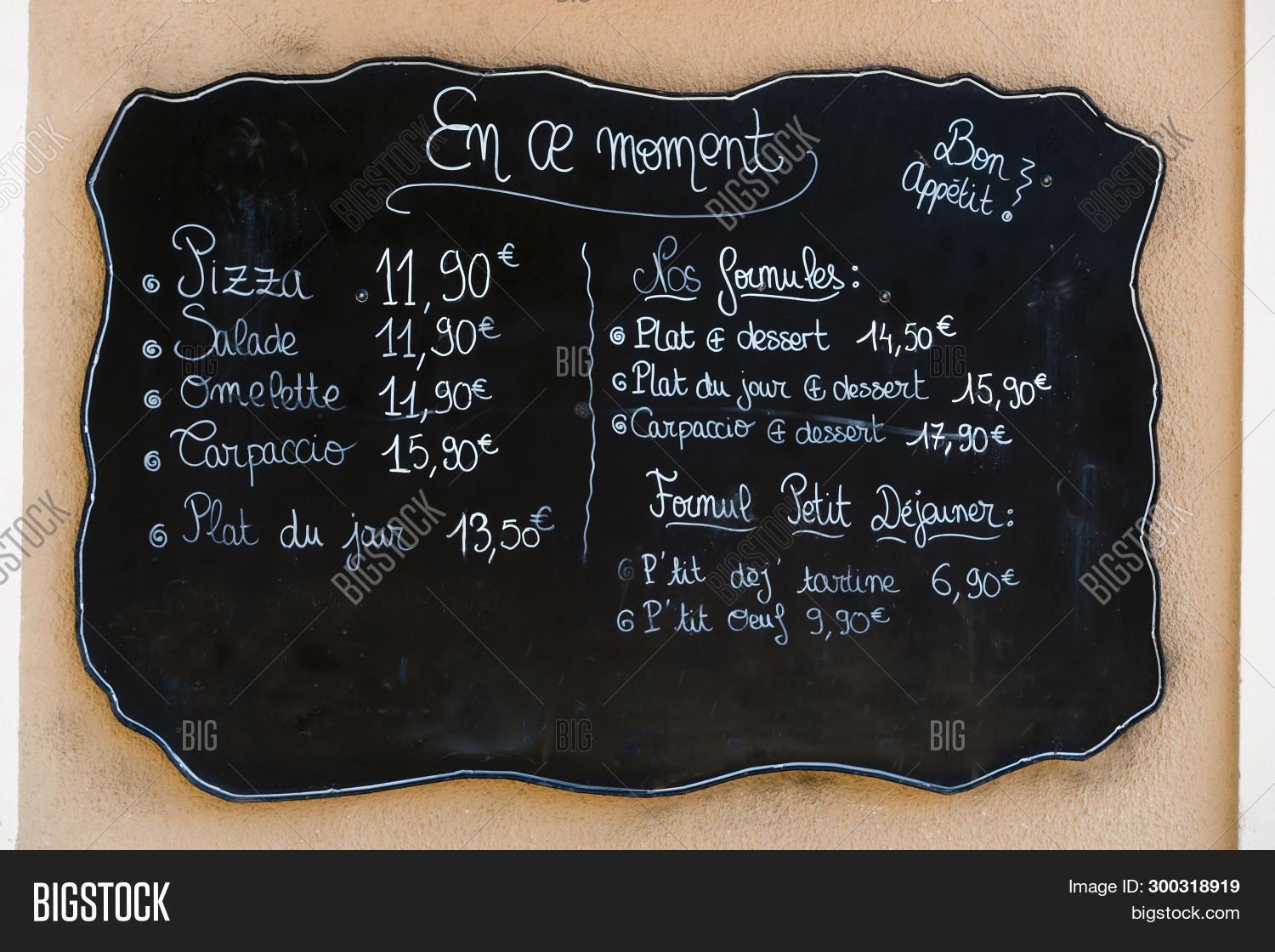 French Bistro Chalkboard