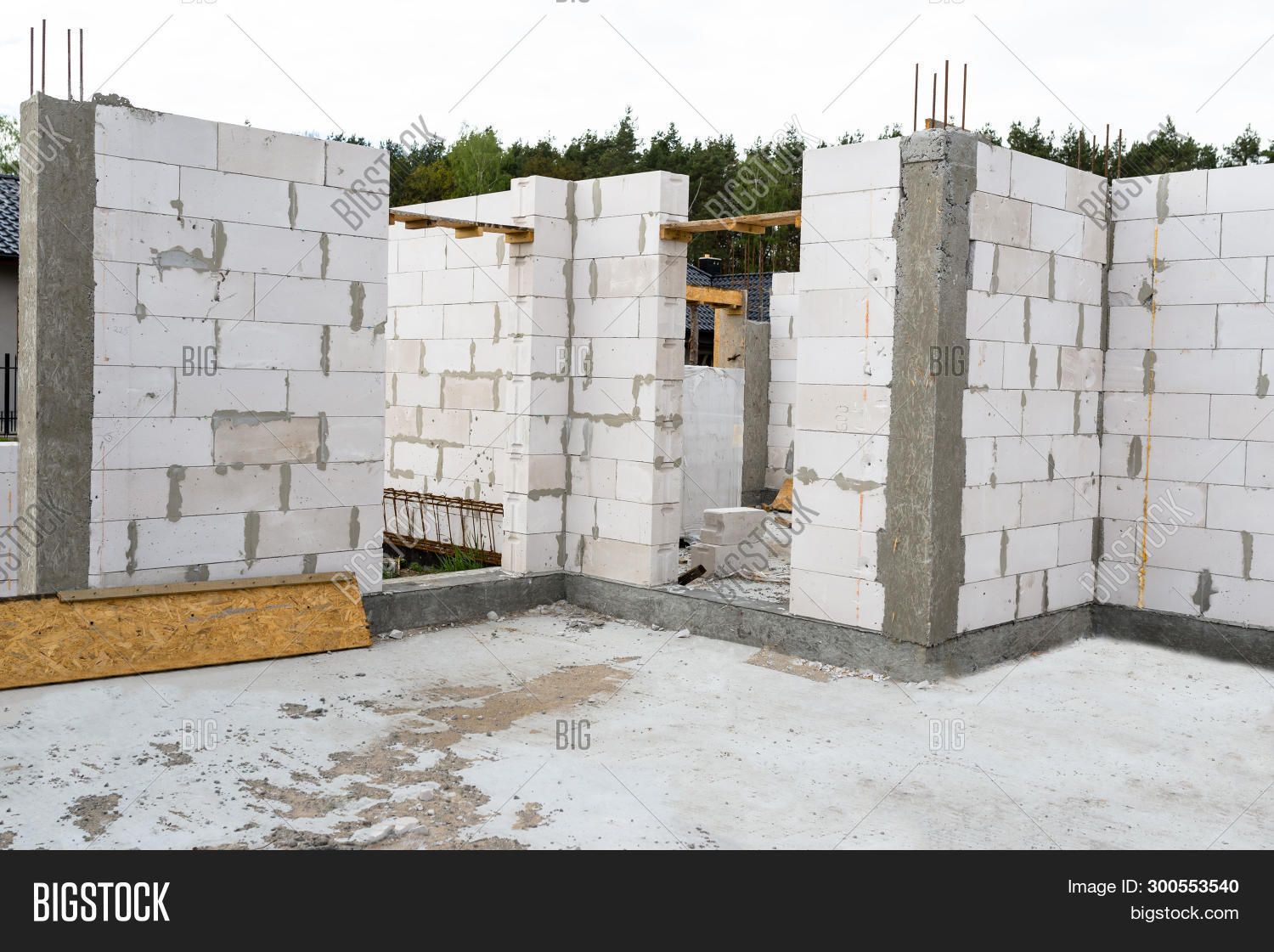 Walls House Built Image & Photo (Free Trial) | Bigstock