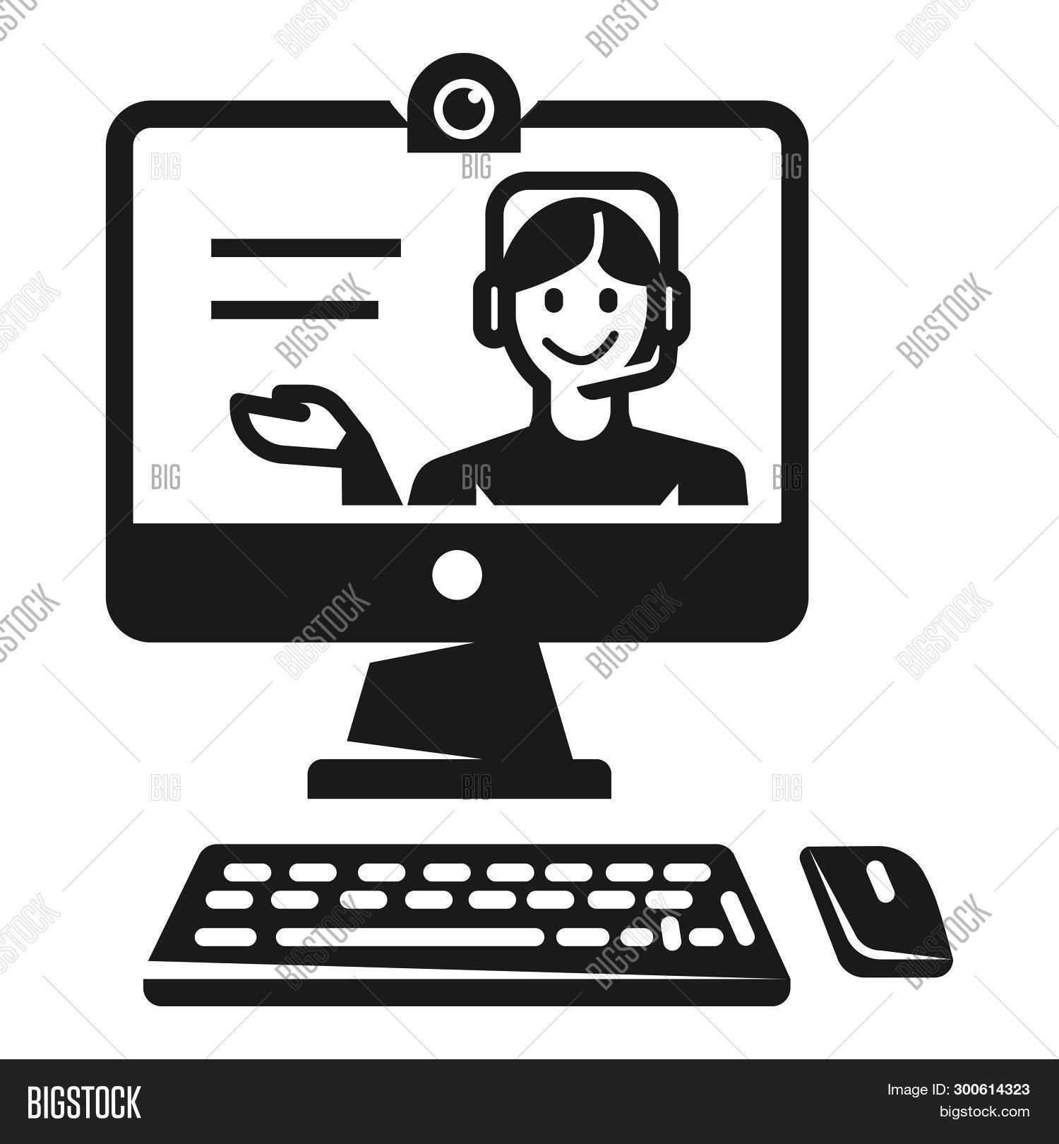 Online Webinar Icon. Image & Photo (Free Trial) | Bigstock