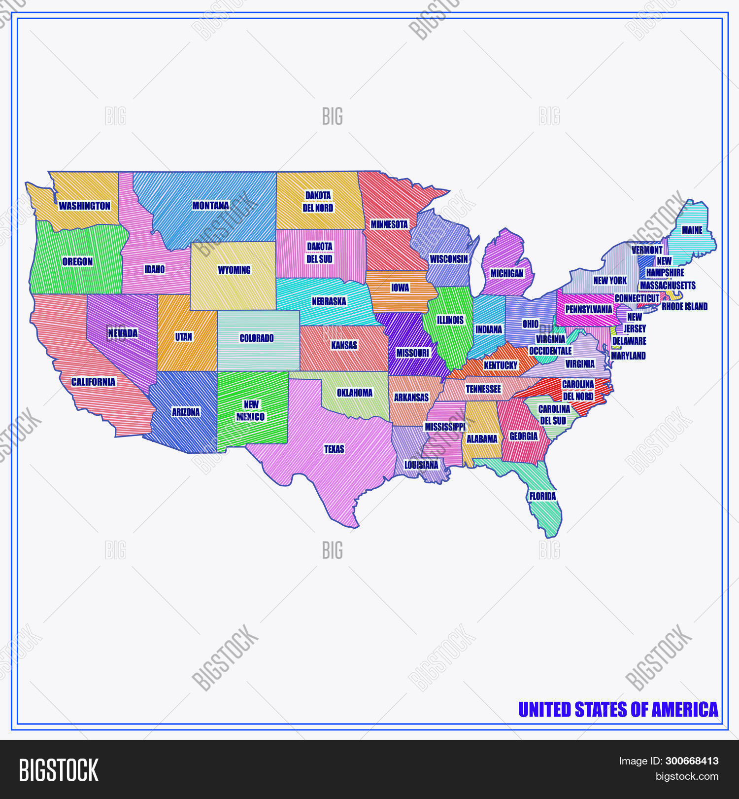 Map Usa Regions Image & Photo (Free Trial) | Bigstock