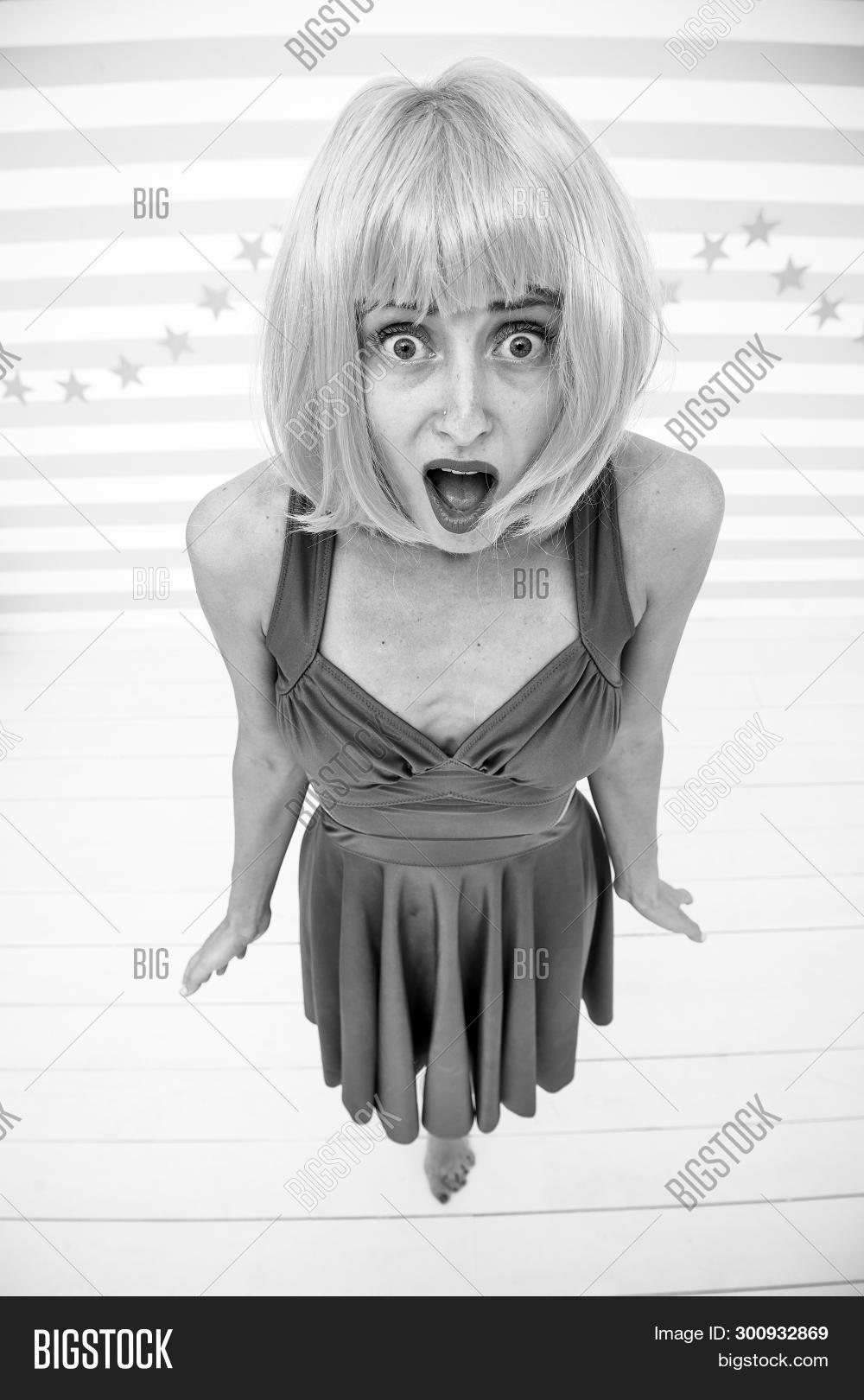 Woman Crazy Look. This Image & Photo (Free Trial) | Bigstock