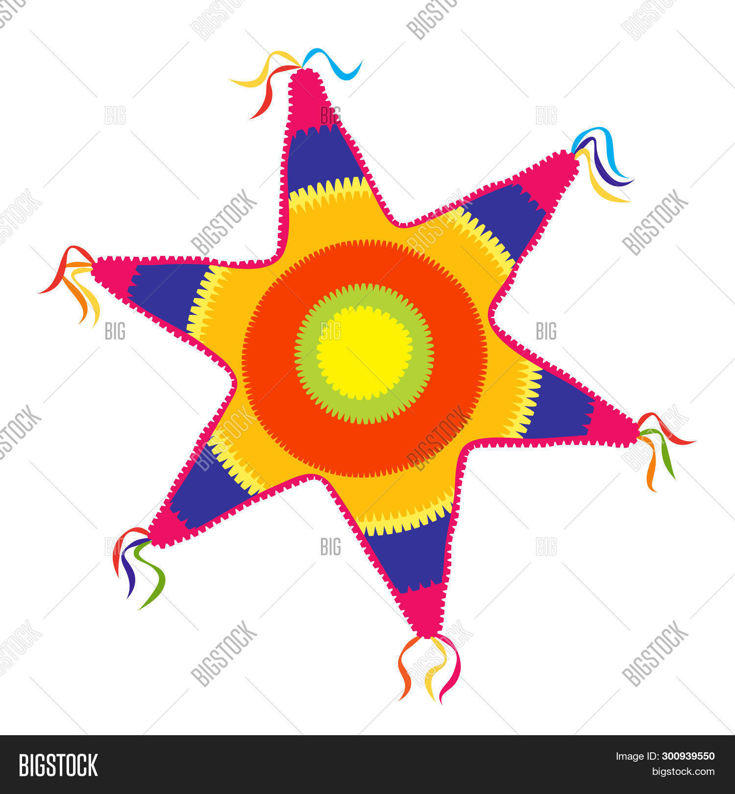 Pinata Star Icon. Image & Photo (Free Trial) | Bigstock