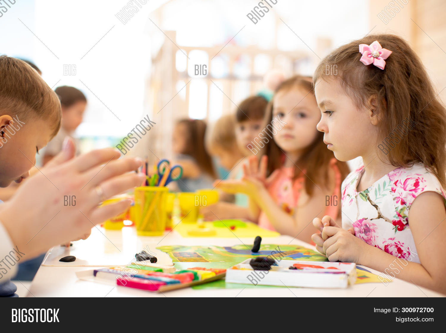 Kids Group Learning Image & Photo (Free Trial) | Bigstock