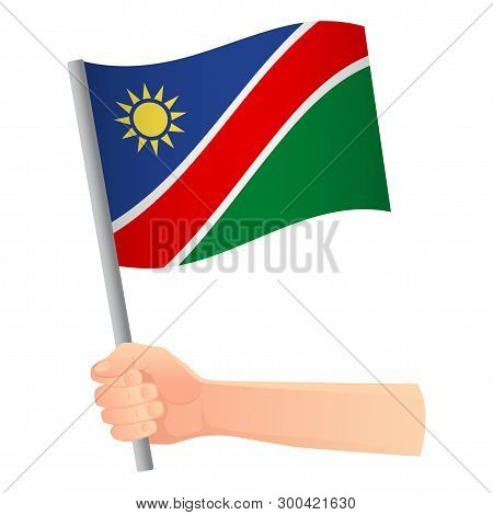 Namibia Flag Hand. Vector & Photo (Free Trial) | Bigstock