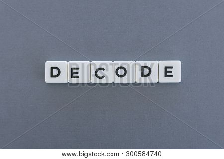Decode Word Made Image & Photo (Free Trial) | Bigstock