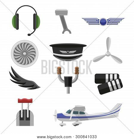 Set Aviation Icons. Vector & Photo (Free Trial) | Bigstock