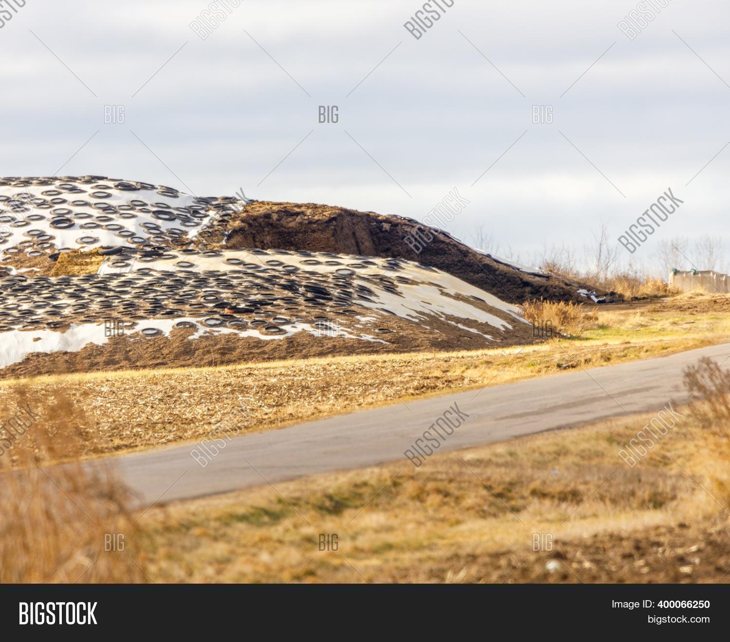 Silage Piles On Large Image & Photo (Free Trial) | Bigstock