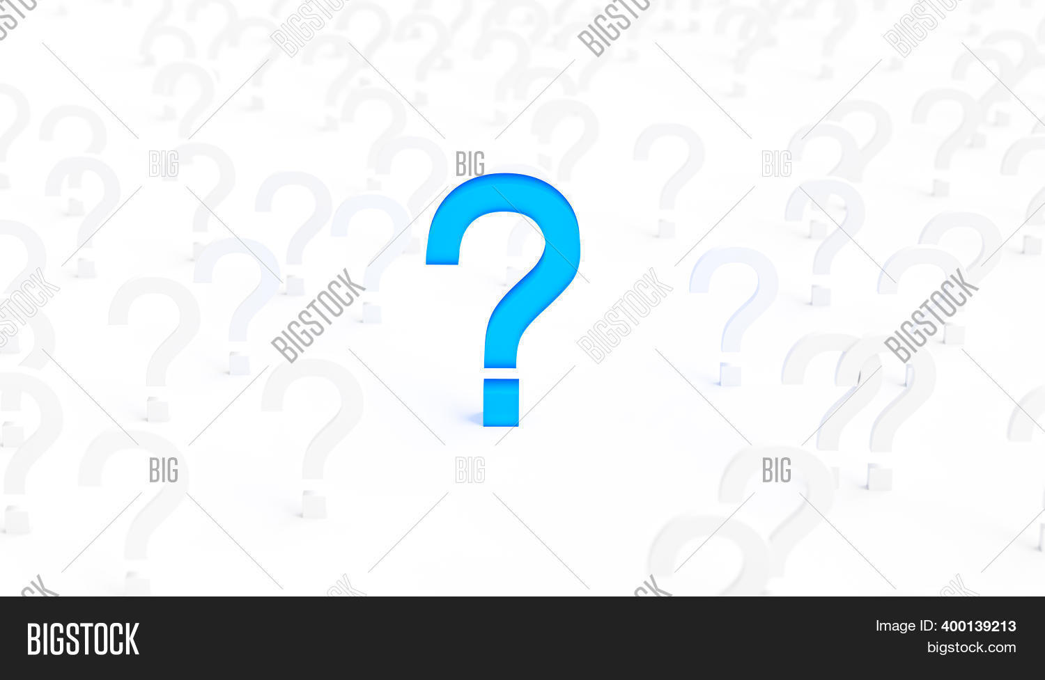 Light Blue Question Mark