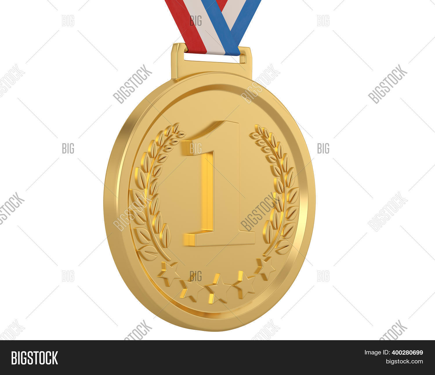 Gold Medals Isolated Image & Photo (Free Trial) | Bigstock