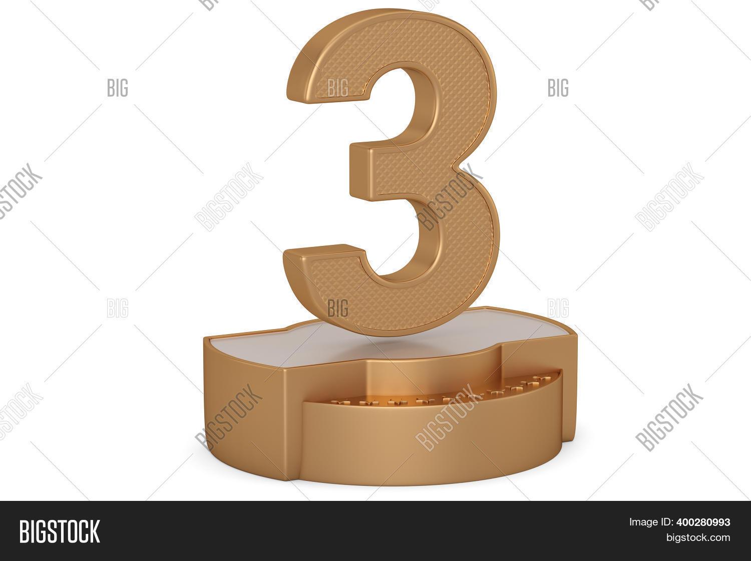 Bronze Number Two Base Image & Photo (Free Trial) | Bigstock