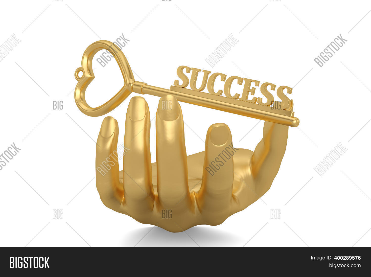 Gold Success Key Image & Photo (Free Trial) | Bigstock