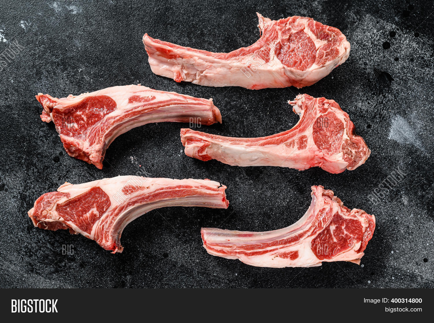 Raw Lamb Chops, Rack Image & Photo (Free Trial) | Bigstock