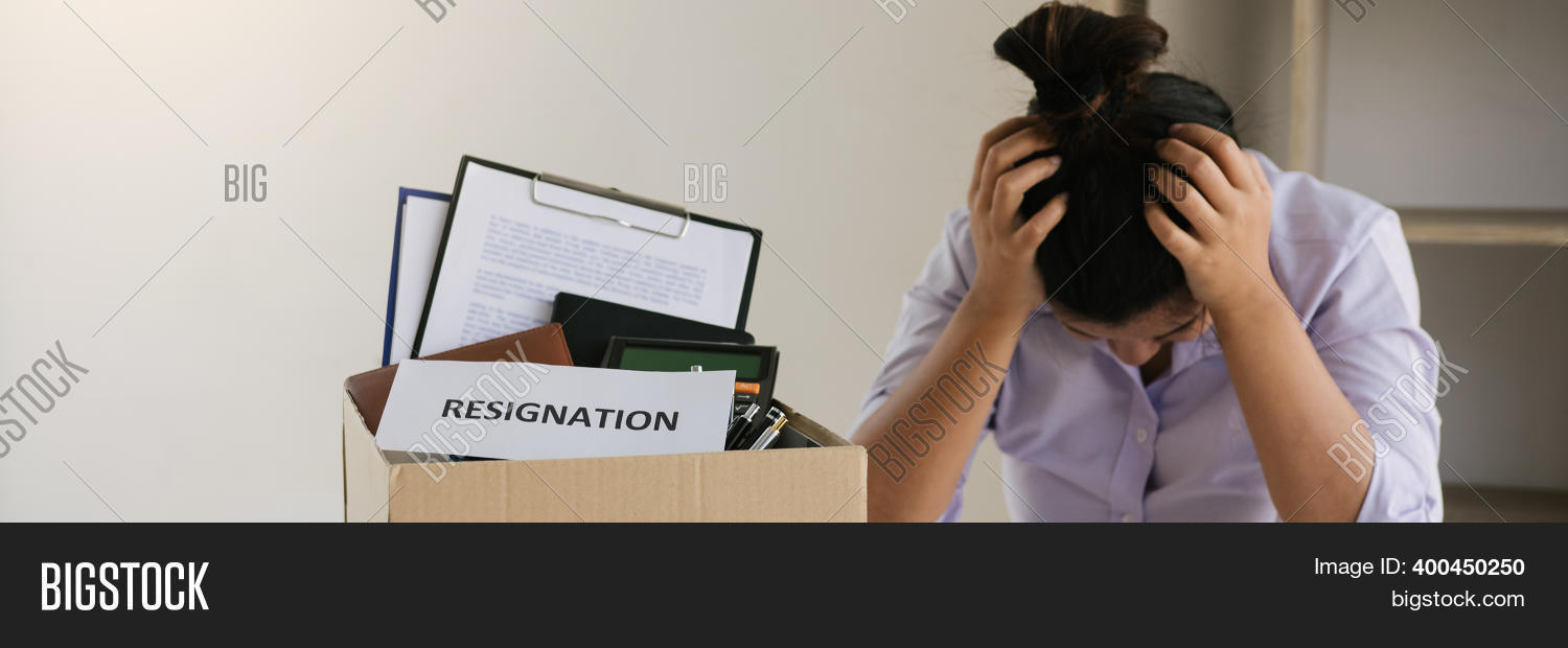 Female Staff Worried Image & Photo (Free Trial) | Bigstock