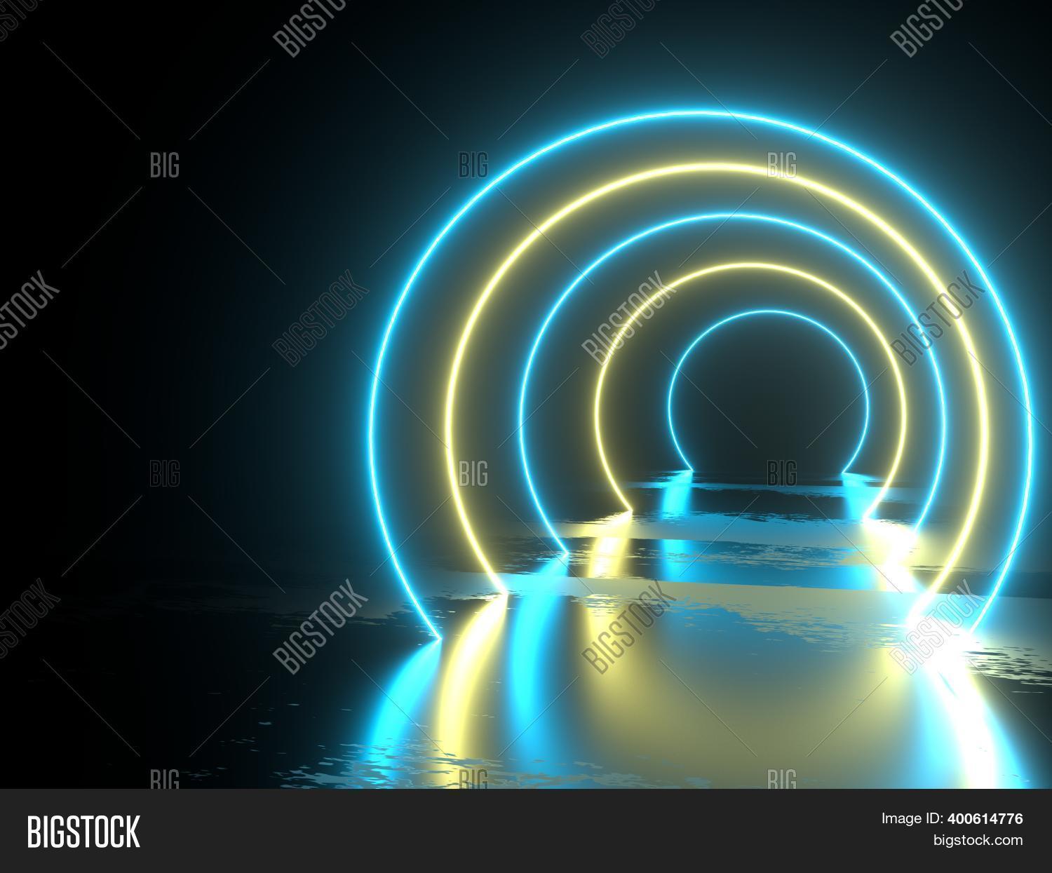 3d Render Neon Arch Image & Photo (Free Trial) | Bigstock