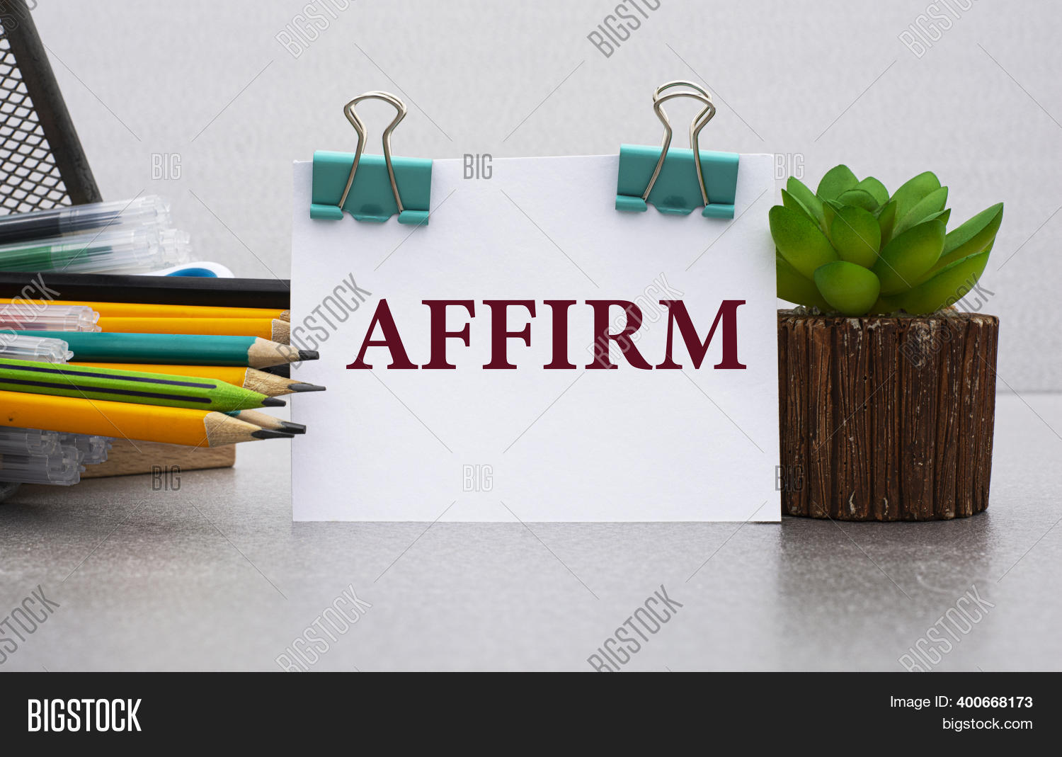 Affirm - Words On Image & Photo (Free Trial) | Bigstock