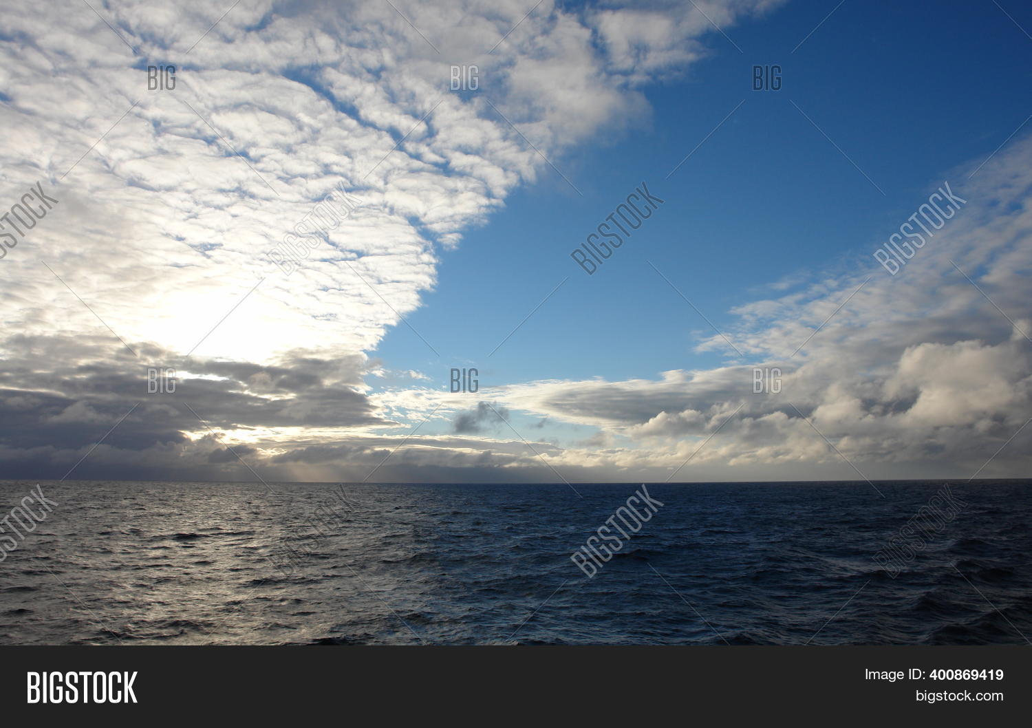 Blue Sky Over Ocean Image & Photo (Free Trial) | Bigstock