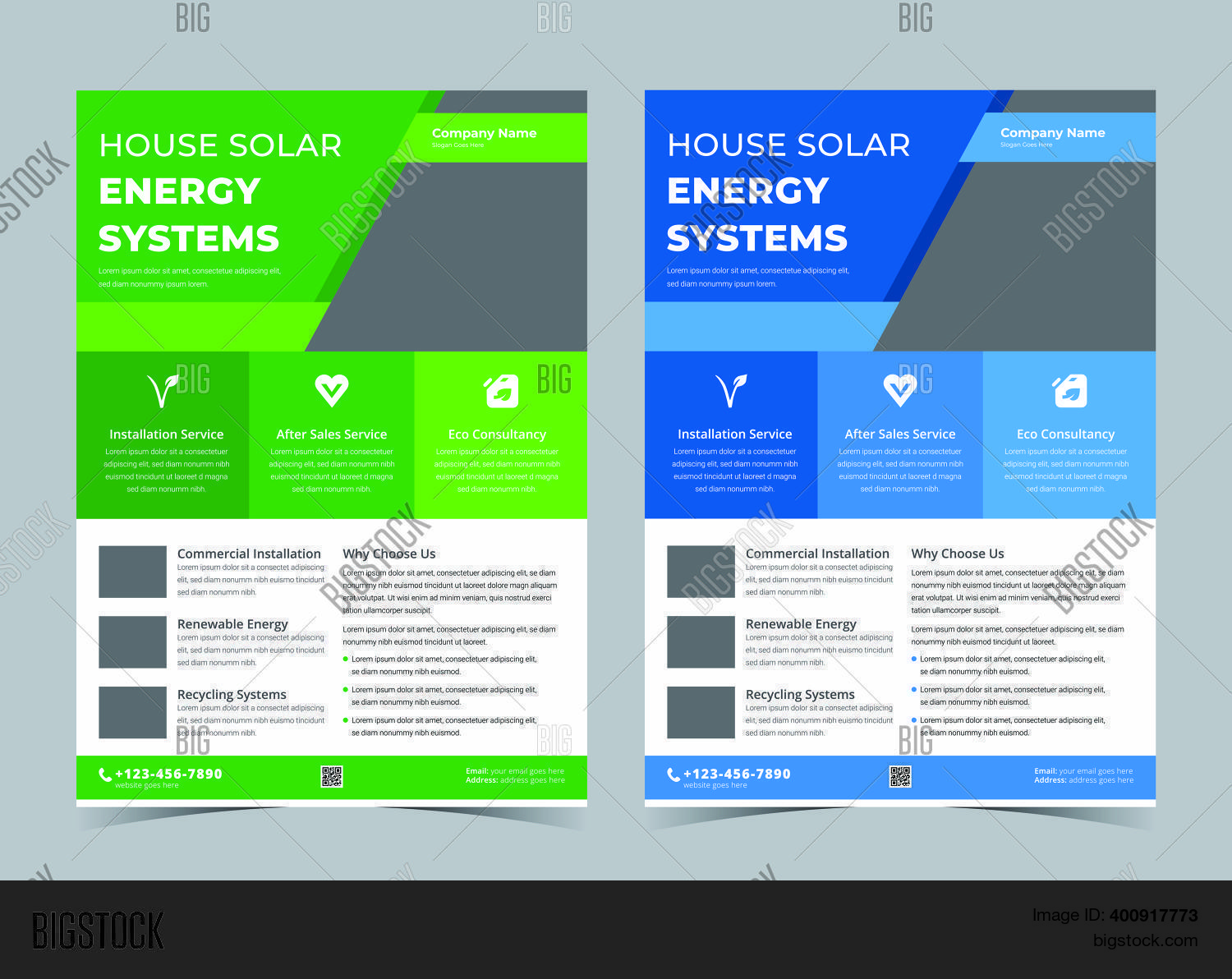 Solar Energy Flyer. Vector & Photo (Free Trial) | Bigstock